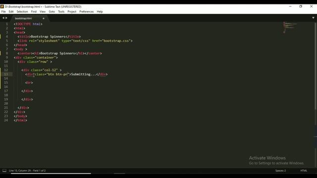 Bootstrap spinner Utility | Bangla|CODINGX – смотреть онлайн видео от Бутстрап Работа с ...