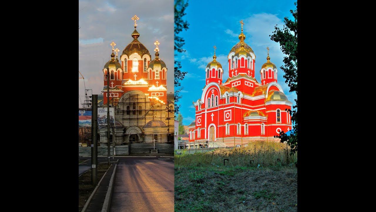 Донецк шахтерский - храм великомученика Пантелеймона (2003-2018)