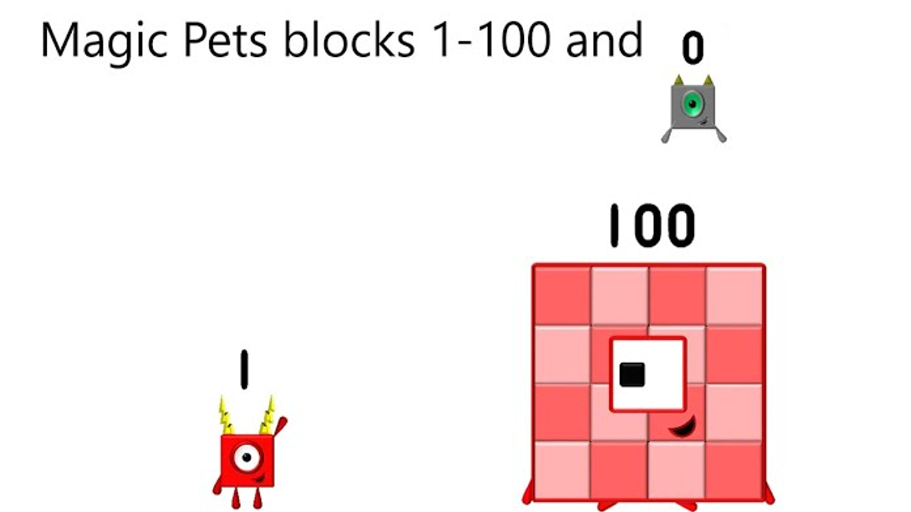 Magic Pets blocks 1-100 and 0