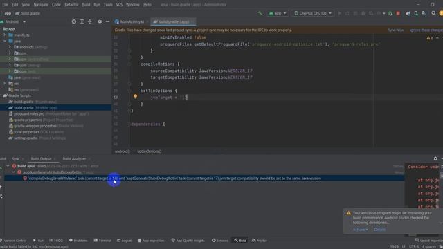 How to Fix compileDebugJavaWithJavac' task (current target is 1 | 8) In ...