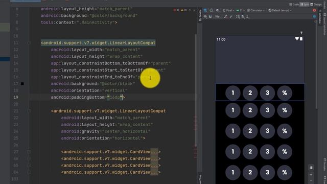 How to make a Simple Calculator in Android Studio | Part 1 | Android ...