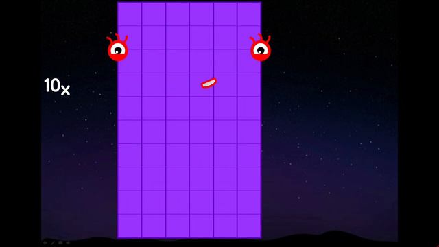 Numberblocks 100, the big numbers 20, 30, 40, 50, 60, 70, 80, 90, from ...