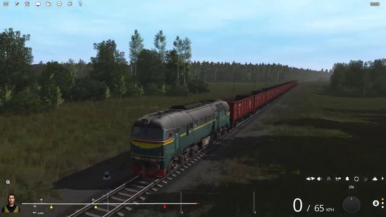 Trainz 19, поезд №2135 «Дзецел - Новосады» (перезалив)