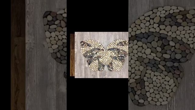 ?Идея: ?☘️креативные экологичные коврики из гальки своими руками✌?