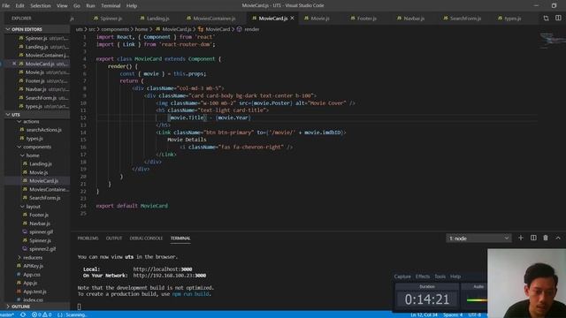 React - Movie Info App – смотреть онлайн видео от Реакт и архитектура Flux в хорошем качестве и ...