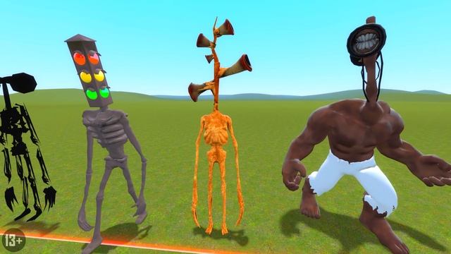 СРАВНЕНИЕ РАЗМЕРОВ ВСЕХ СЦП СИРЕНОГОЛОВЫХ В ГАРРИС МОД! СЦП 6789 SCP ...