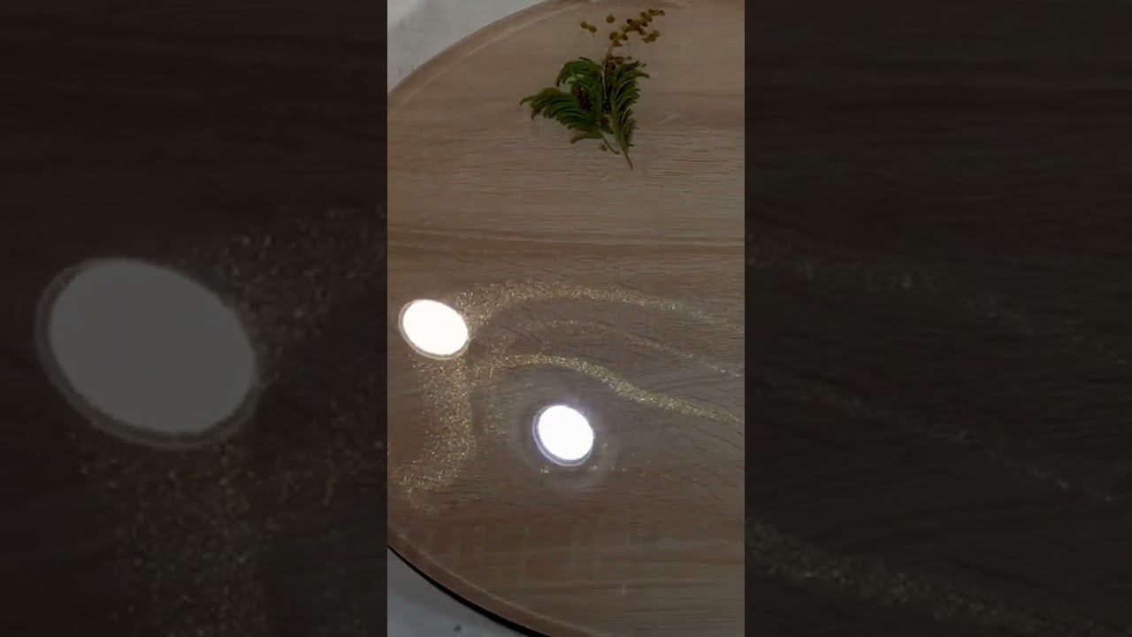 Журнальный стол из эпоксидной смолы. Ремонт.