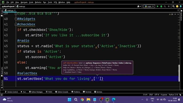 Python Streamlit Tutorials [ build interactive web app ] - Hindi – смотреть онлайн видео от ...