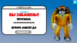 МЕНЯ ЗАБАНИЛИ В РОБЛОКСЕ! | Ban in Roblox