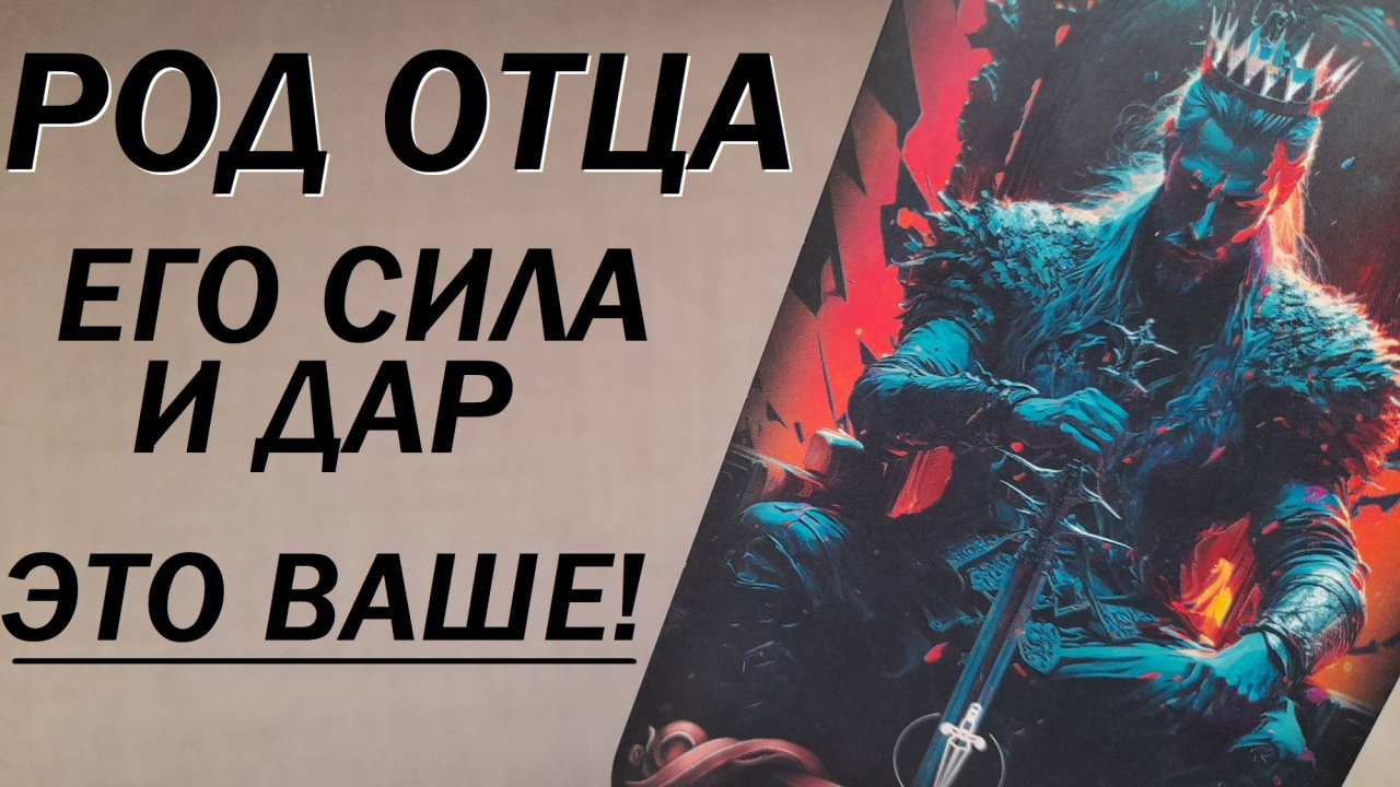 🍀Род Вашего отца.🏵️Какая Сила и мощь Вам даны по праву? Таро
