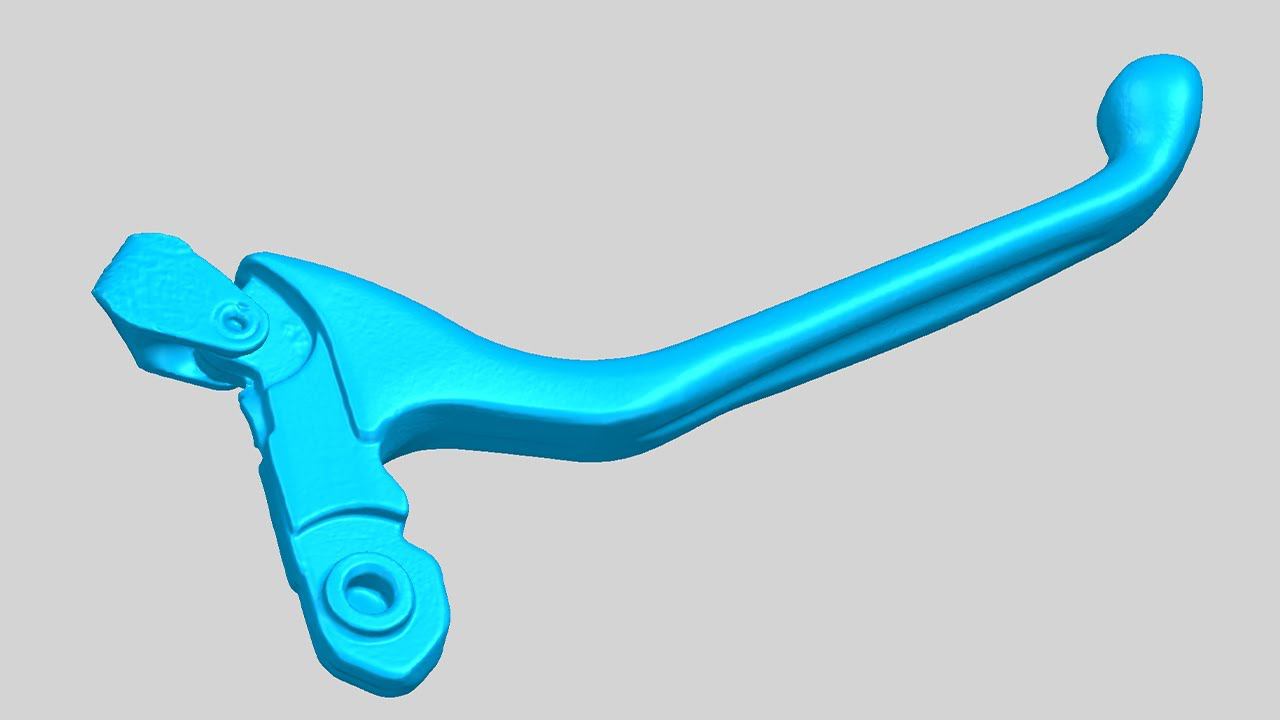 3D сканирование ручки тормоза самоката Kugo X1