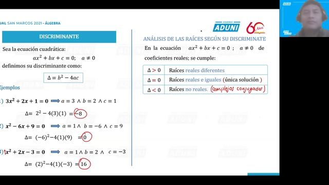 San Marcos Anual 2021 | Semana 14 Álgebra