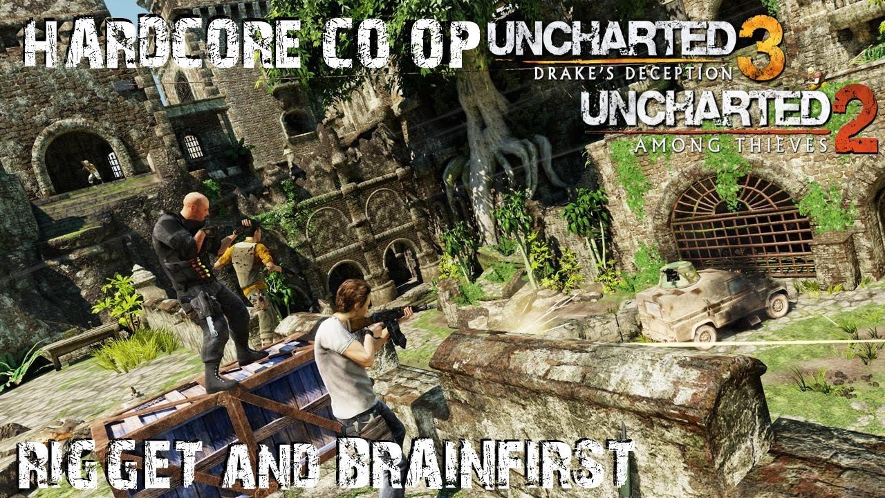 Uncharted 2 Co-op на хардкоре (RiGget&BrainFirst) LIVE