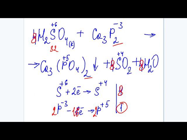Примеры овр с кислотами