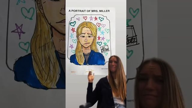 Students Draw Their Teacher Part 2 #teacher #school #student #art