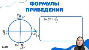 Тригонометрические выражения первой части ЕГЭ | PARTA
