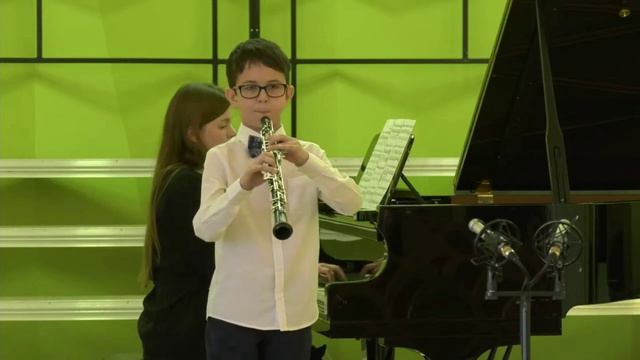 Иван Андреев 10 лет Гобой - Выступление на конкурсе Камертон Competition 2023 г.