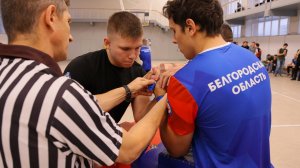 В спортивном комплексе «Буревестник» НИУ БелГУ  состоялись соревнования по армрестлингу