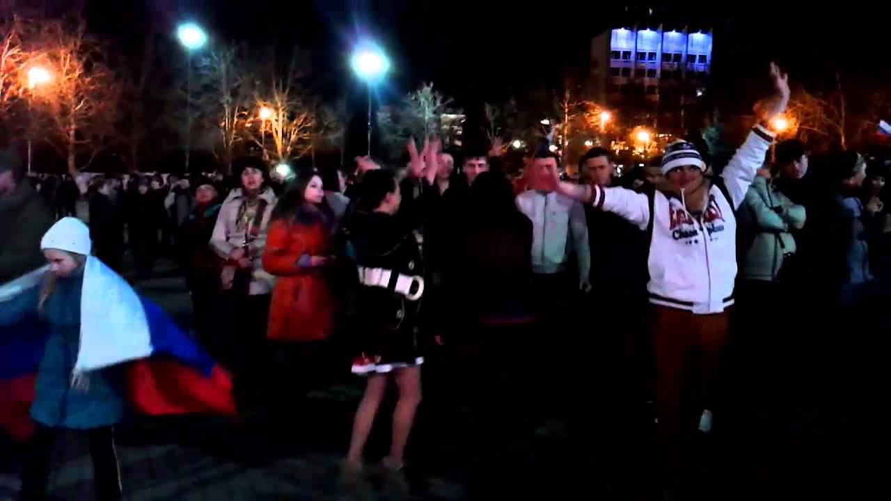 Севастополь. Праздничный концерт годовщины Крымской весны. 16.03.2015.