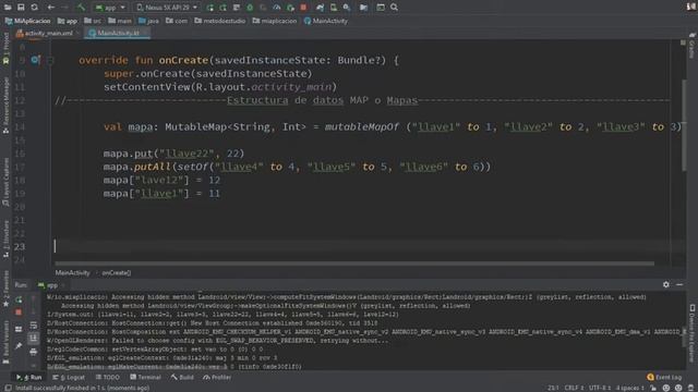 Curso de programación en Android Studio con Kotlin | Capitulo 6: Map o ...