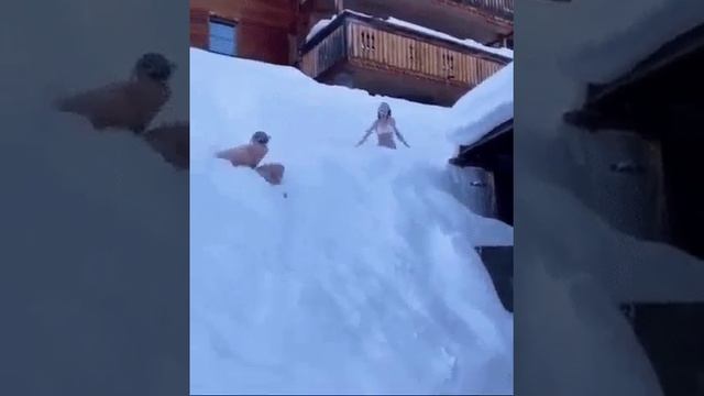 После баньки..