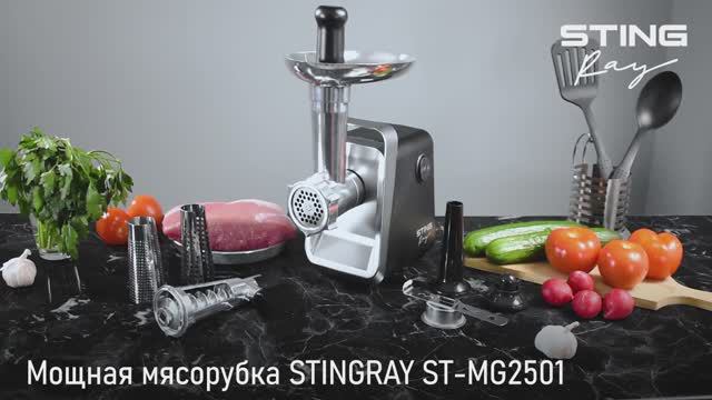 Мясорубка STINGRAY ST-MG2501B 8 в 1
