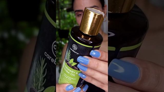 Careberry's Organic Rosemary & Jojoba Anti Dandruff cold pressed Hair Oil