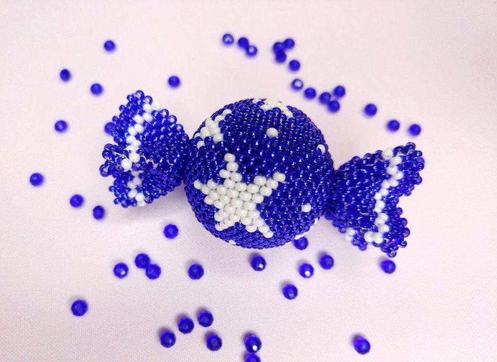 Мастер-класс "Конфетка со звёздочкой". Мозаичное плетение. Часть 1/3.