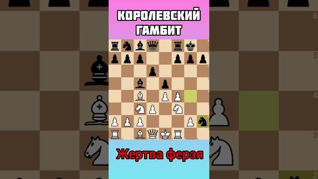 Королевский гамбит | Жертва ферзя
