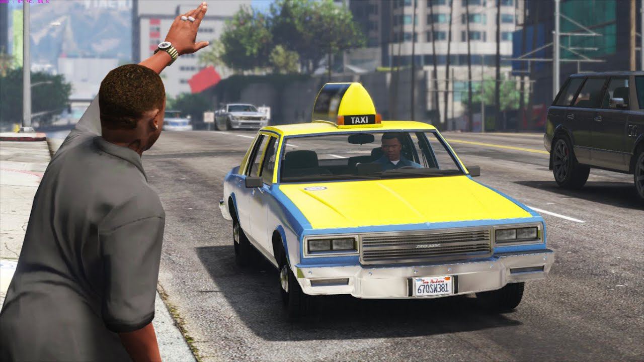 Работаю таксистом в GTA5! #gta5 #gta