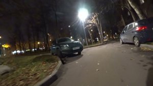 Улицы Москвы, спальный район.
