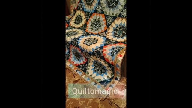 Лоскутное стеганое хлопковое одеяло