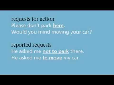 Reported orders, requests and advice – Mode preview – Module