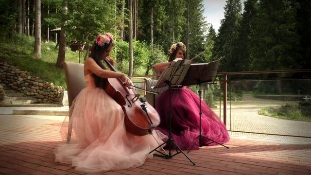 Скрипка на свадьбу - дуэт Violin Group DOLLS, встреча гостей