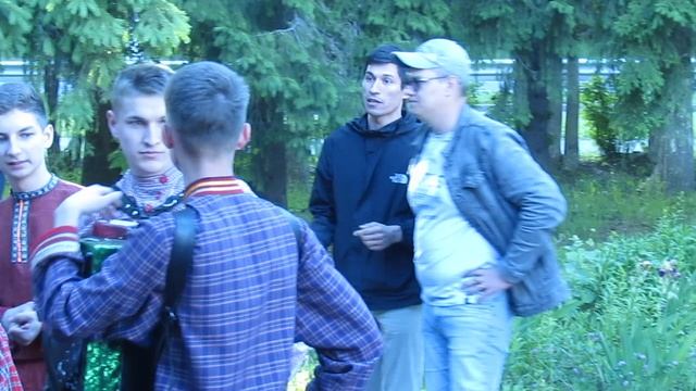 чувашская песня. анс. "янтал". уличный концерт