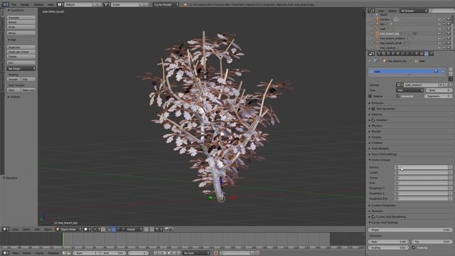 Movie Scene Creation in Blender 3D на русском языке 10 как создать реалистично выглядящие деревья