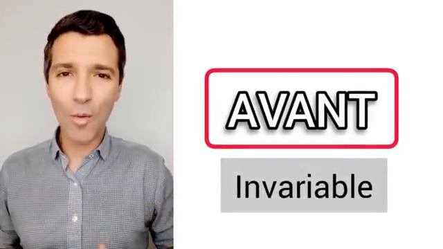 Avant _ Avant de _ Avant que - Grammaire française