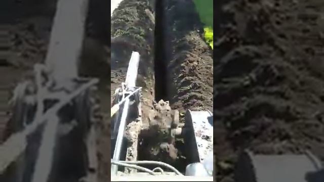 Копка траншей, бара на базе МТЗ 82.1