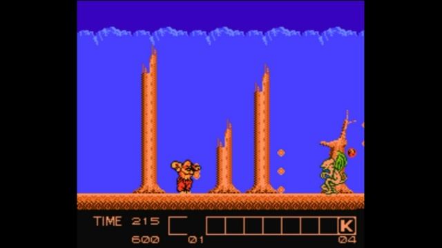 Dendy (Famicom,Nintendo,Nes) 8-bit Karnov Stage 1