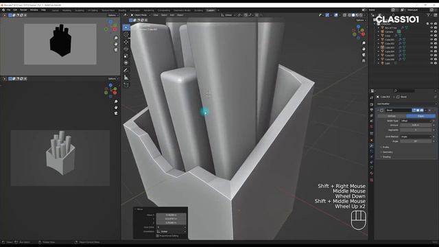 7. Basic Modeling Technique for Simple Cute 3D Asset Using Modifiers
