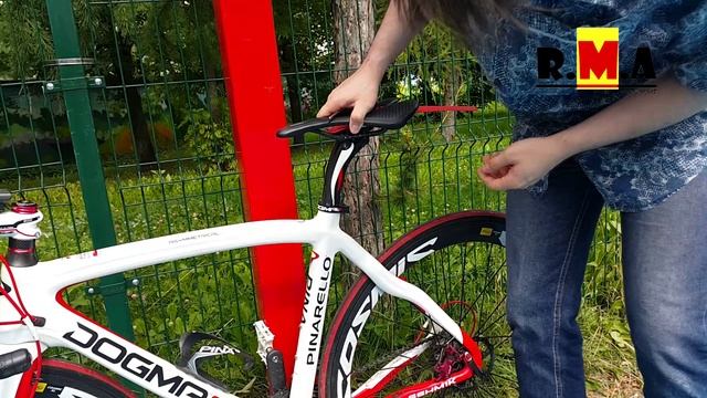 китайская Pinarello DOGMA 65.1 (последствия падения).