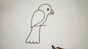 How To Draw Cute Bird Easy For Beginners l Drawing Pictures l Number Drawing l Bird Drawing Easy wa