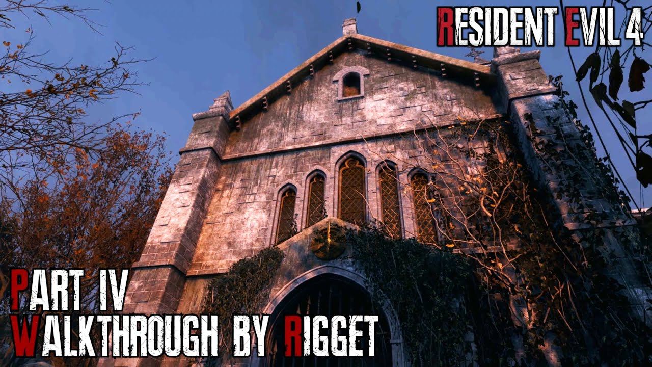 Resident Evil 4 Remake Прохождение #4 "Церковь и путь к озеру"