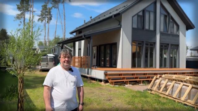 Каркасный Дом 160м2 в КП "Большие пороги"