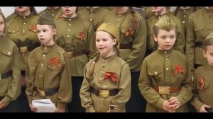 Дети и сестры Среднеуральского женского монастыря поздравляют всех с ДНЁМ ПОБЕДЫ!