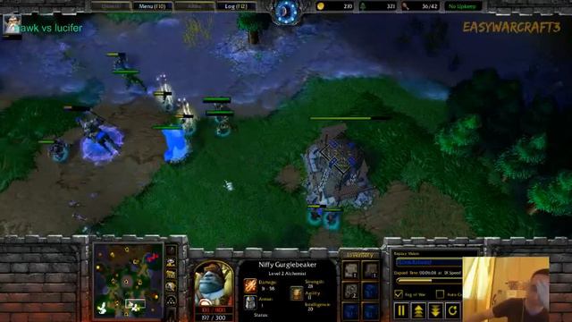 Hawk vs Lucifer (Last Refuge) - Blizzard Harass - Pro Warcraft 3 Replays Commentary #2 ...