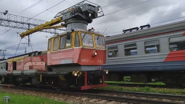 Мотовоз МПТ4-782 станция Орехово-Зуево