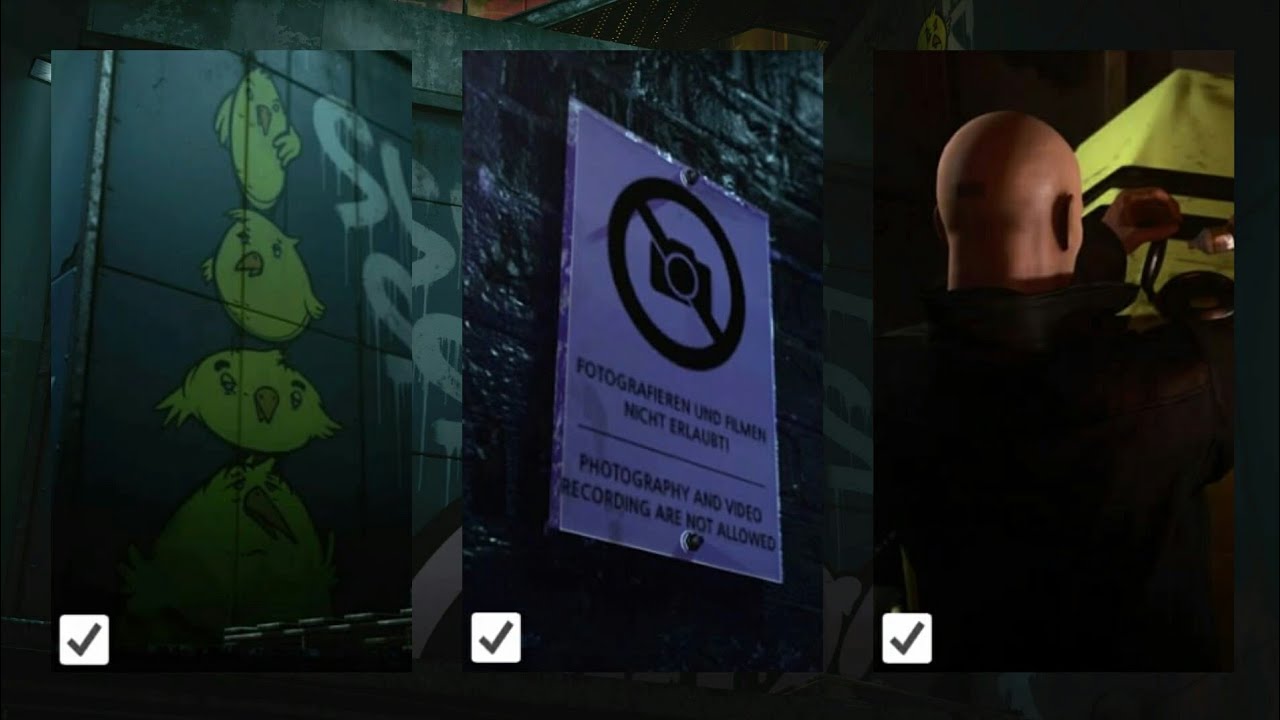 HITMAN 3 Бетонная орнитология, нагая награда,  садовод спешит на помощь.