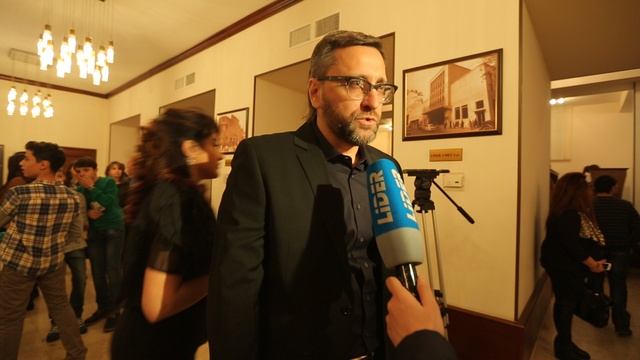 Ильгар Сафат на премьере спектакля "АЛИ И НИНО"