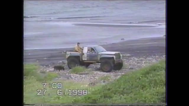 Остров Итуруп, Курильские острова,1998г. путешествие на самоделке по Охотоморскому побережью.